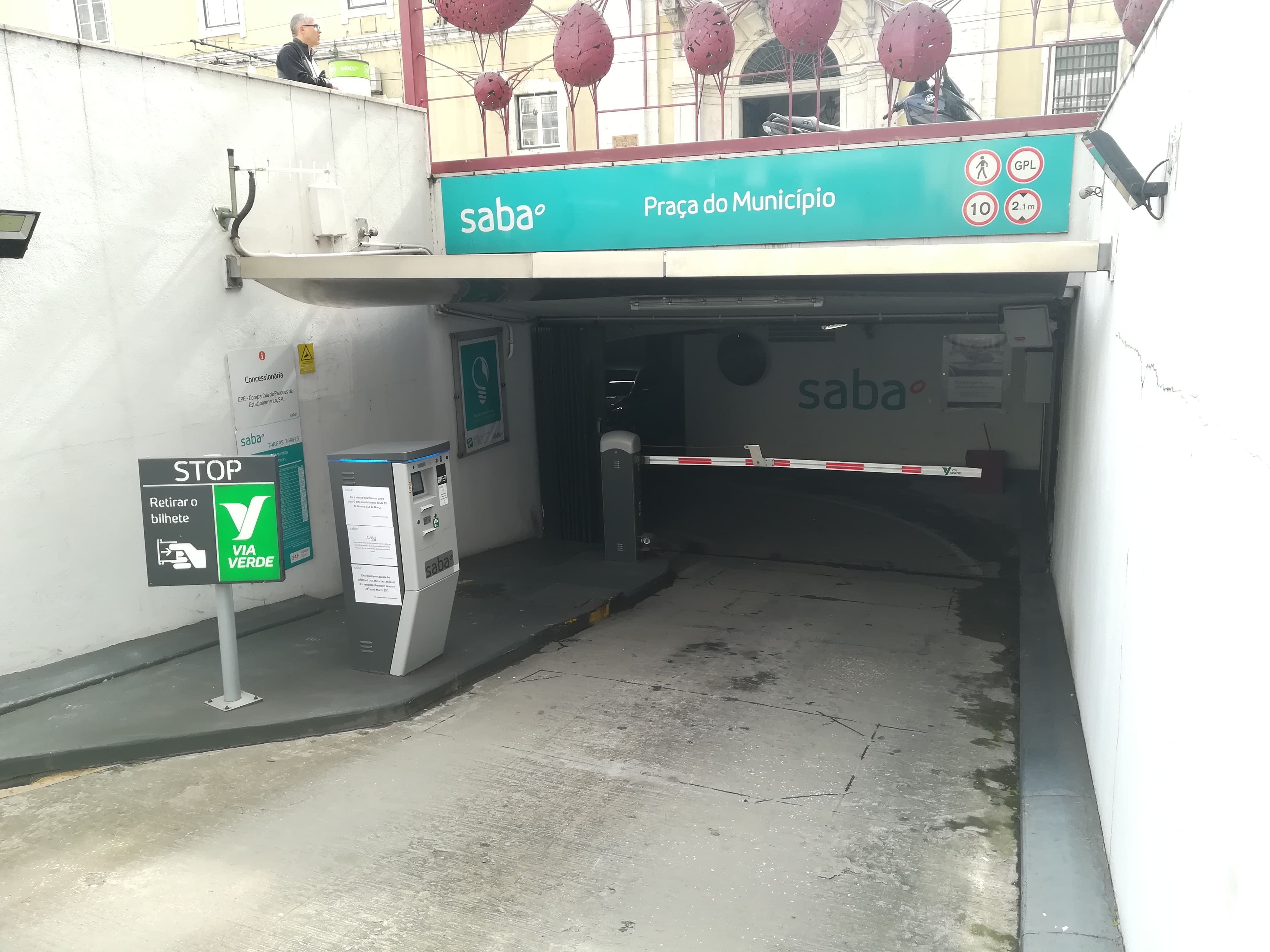 Saba Praça do Município Parking - Lisbon | Saba Parking 24h - www.saba.pt